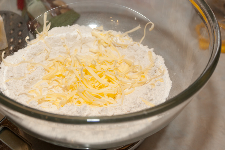 Flour with grated margarine on top | Cake and Cookie Recipes